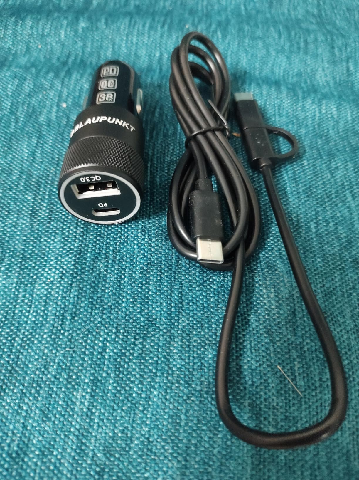 Blaupunkt Bp Cc 263 Pd 38 Watts Car Charger for Phones,Dual Port Type C ...