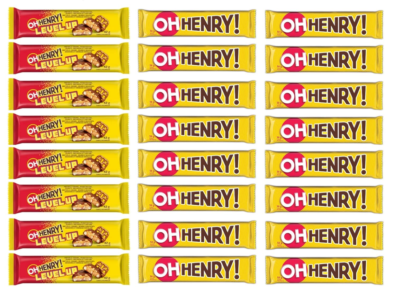 Amazon.com: 16 Oh Henry (Regular) + 8 Oh Henry (Level up version) by ...