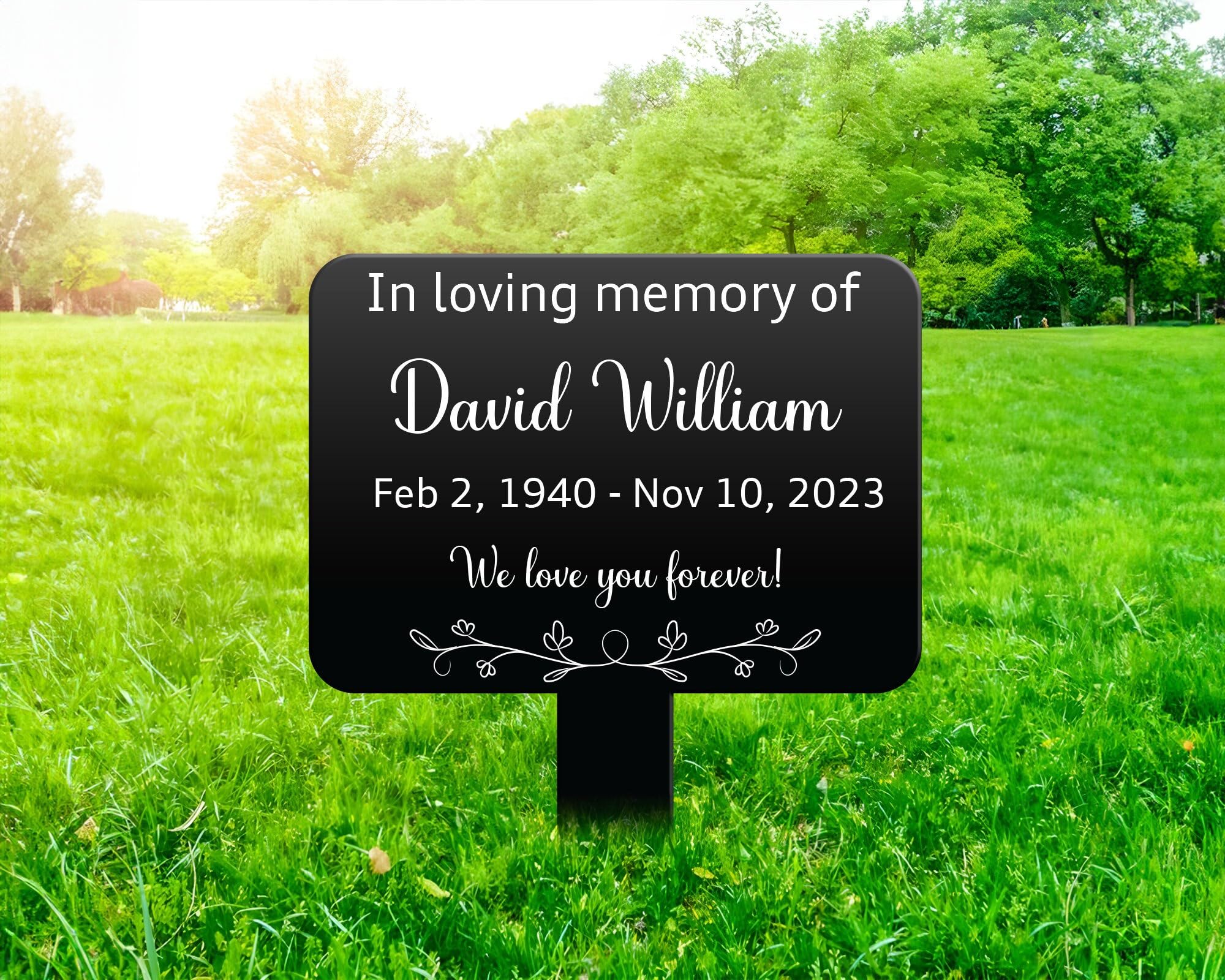 Memorial Plaques For Trees Heavy Aluminum Tree Plaque & Memorial