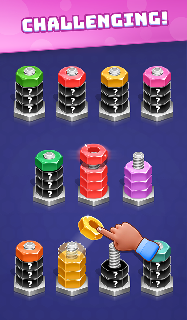 Nuts & Bolts Sort Puzzle Game - App on Amazon Appstore