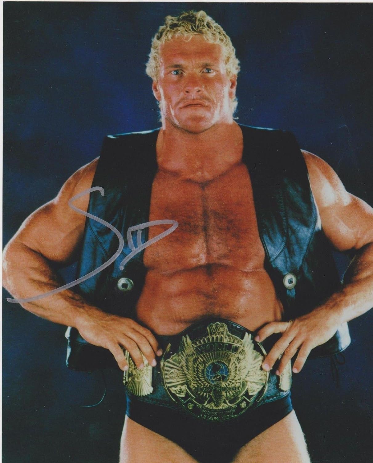 Sycho SID Signed WWE Champion 8x10 Photo #2 - Autographed Wrestling ...
