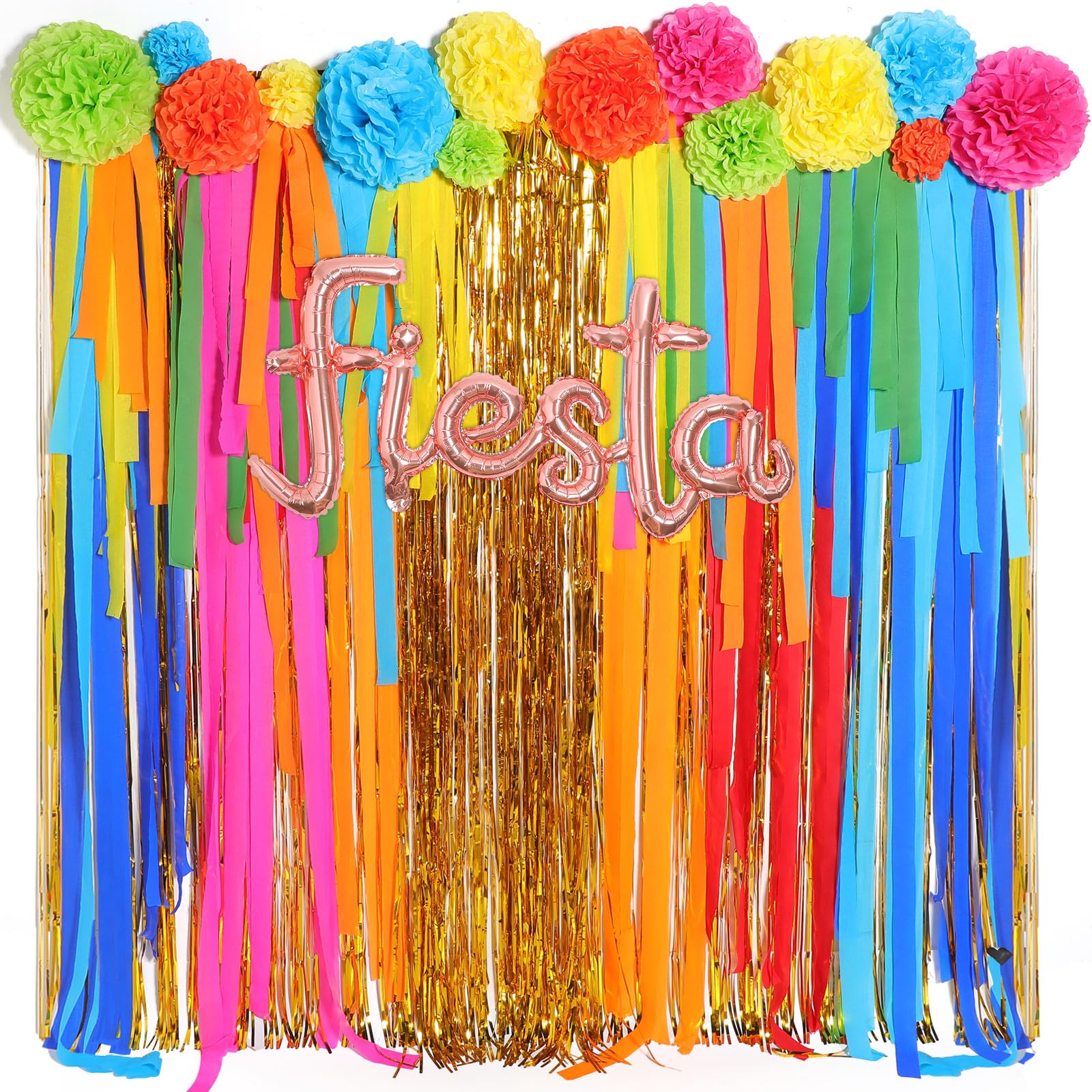Amazon.com: Epakh 25 Pcs Mexican Party Backdrop Decorations Set Mexican ...