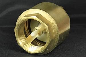 Amazon.com: 1/2" BSP European Thread Brass 12 BAR Check Valves Non ...