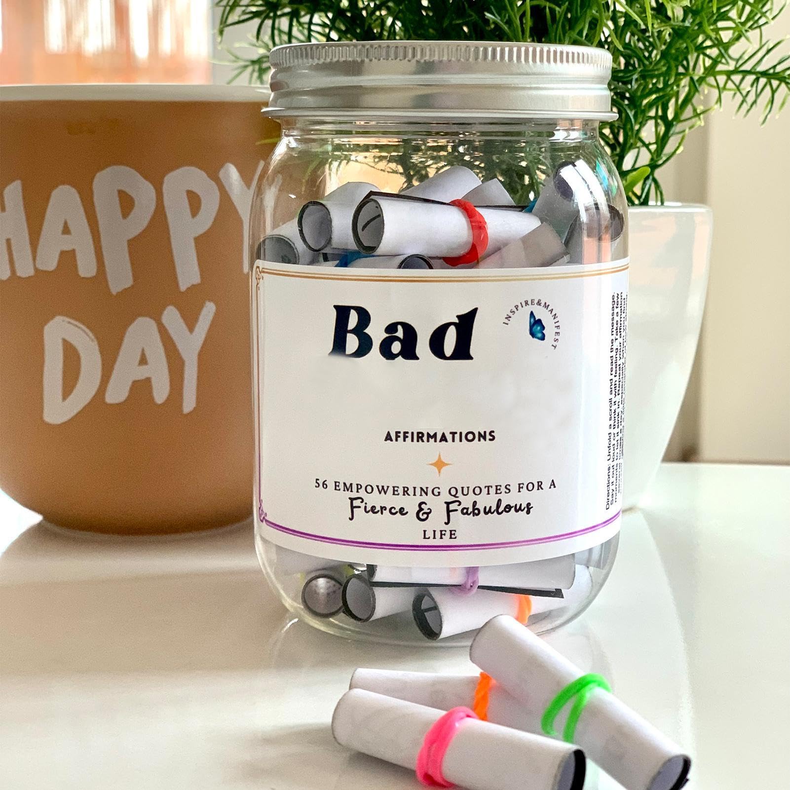 Bad Day Jar Quotes Sunflower Wall Art Its Okay Inspirational Quotes