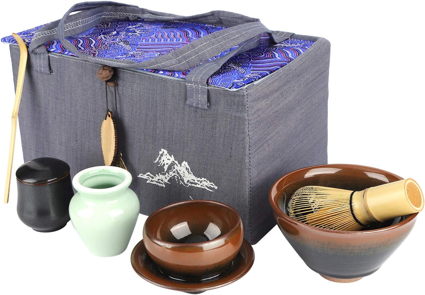Amazon.com: BHDD Japanese Matcha Tea Set, Handmade Matcha Tea Gift Box ...