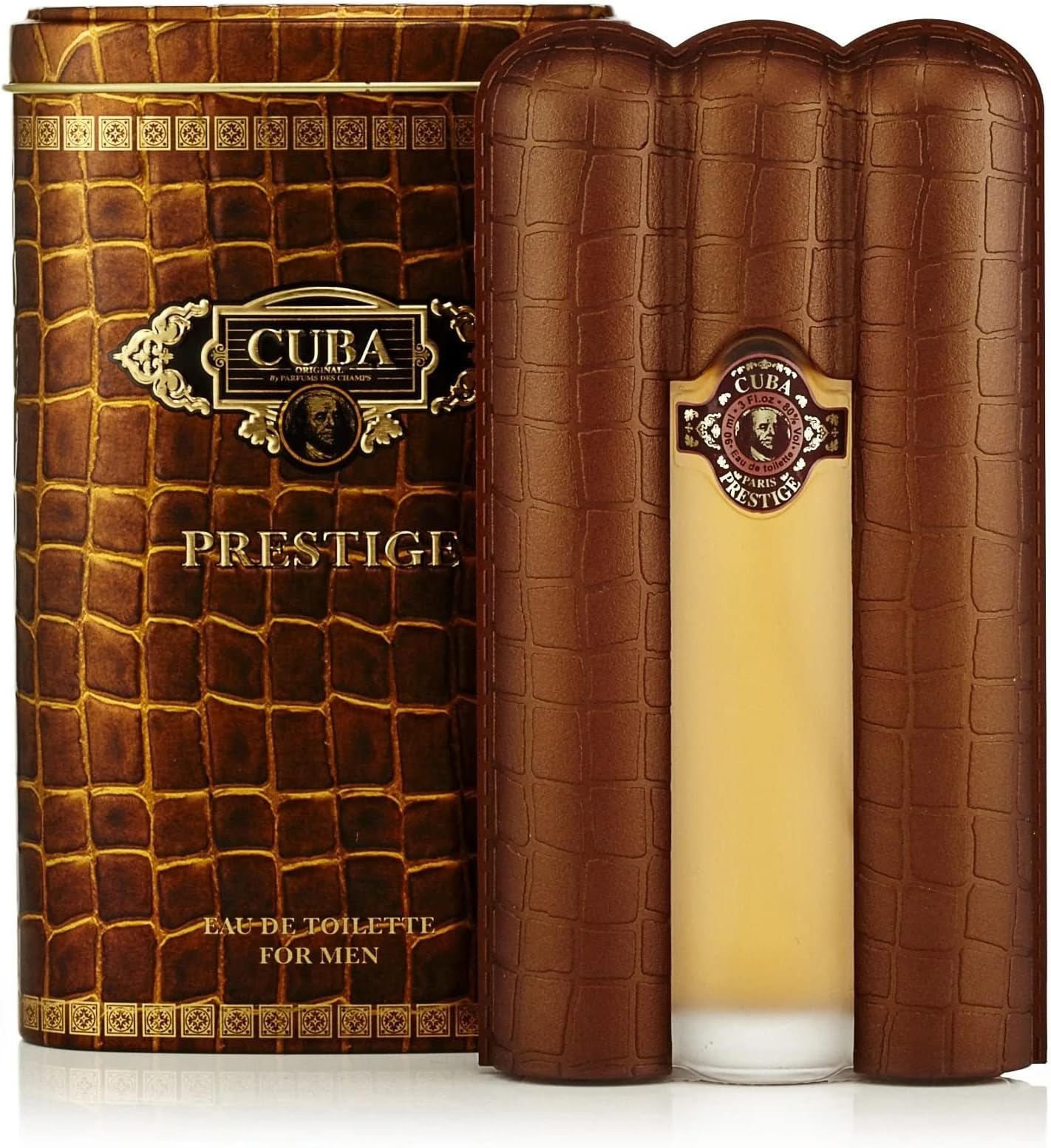 Amazon.com : Cuba Cuba Prestige Black Men 3 oz EDT Spray : Prestige ...