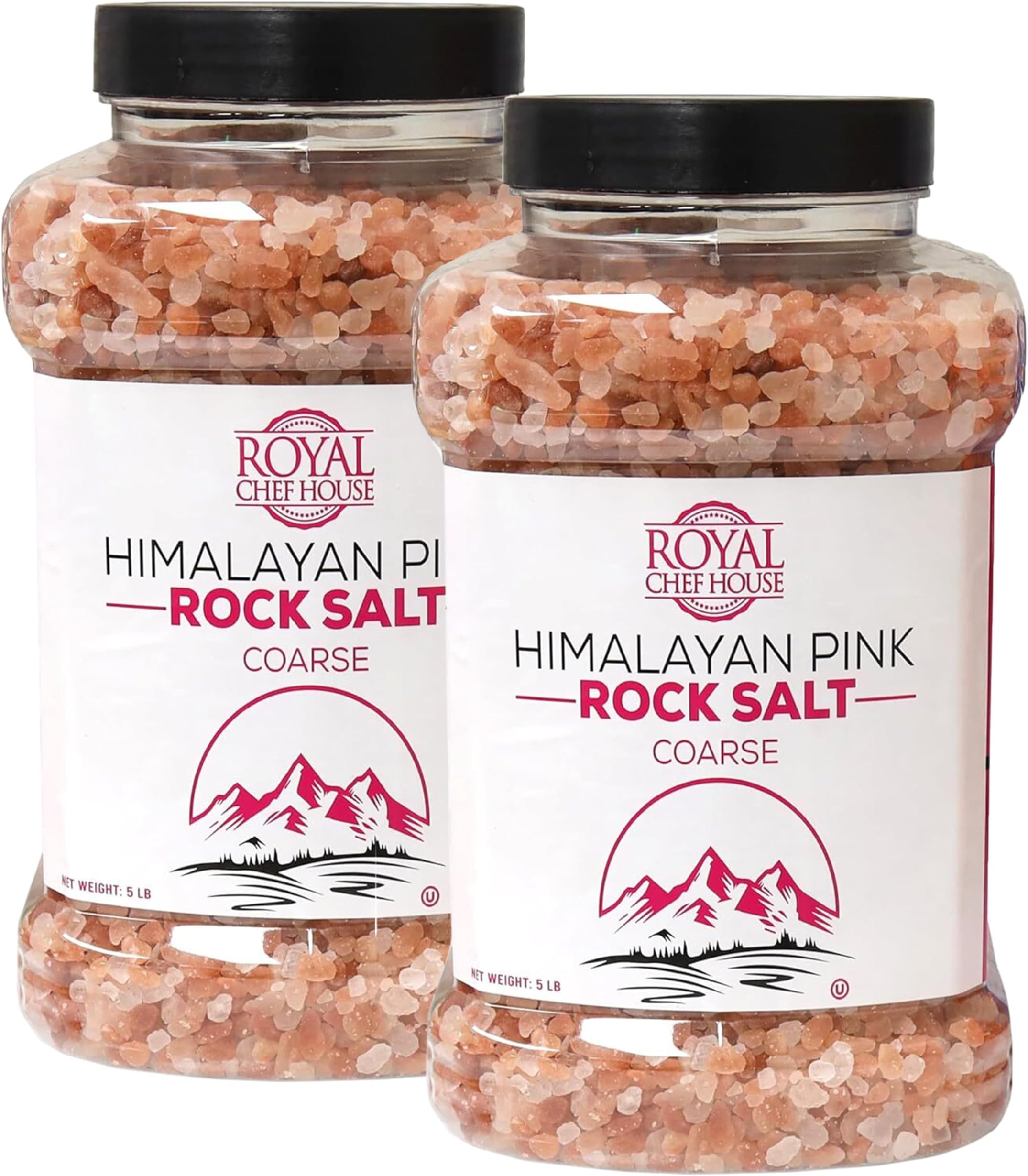 Amazon.com : Himalayan Pink Salt - 5 lbs (PACK 2) Coarse Grain Bulk in ...