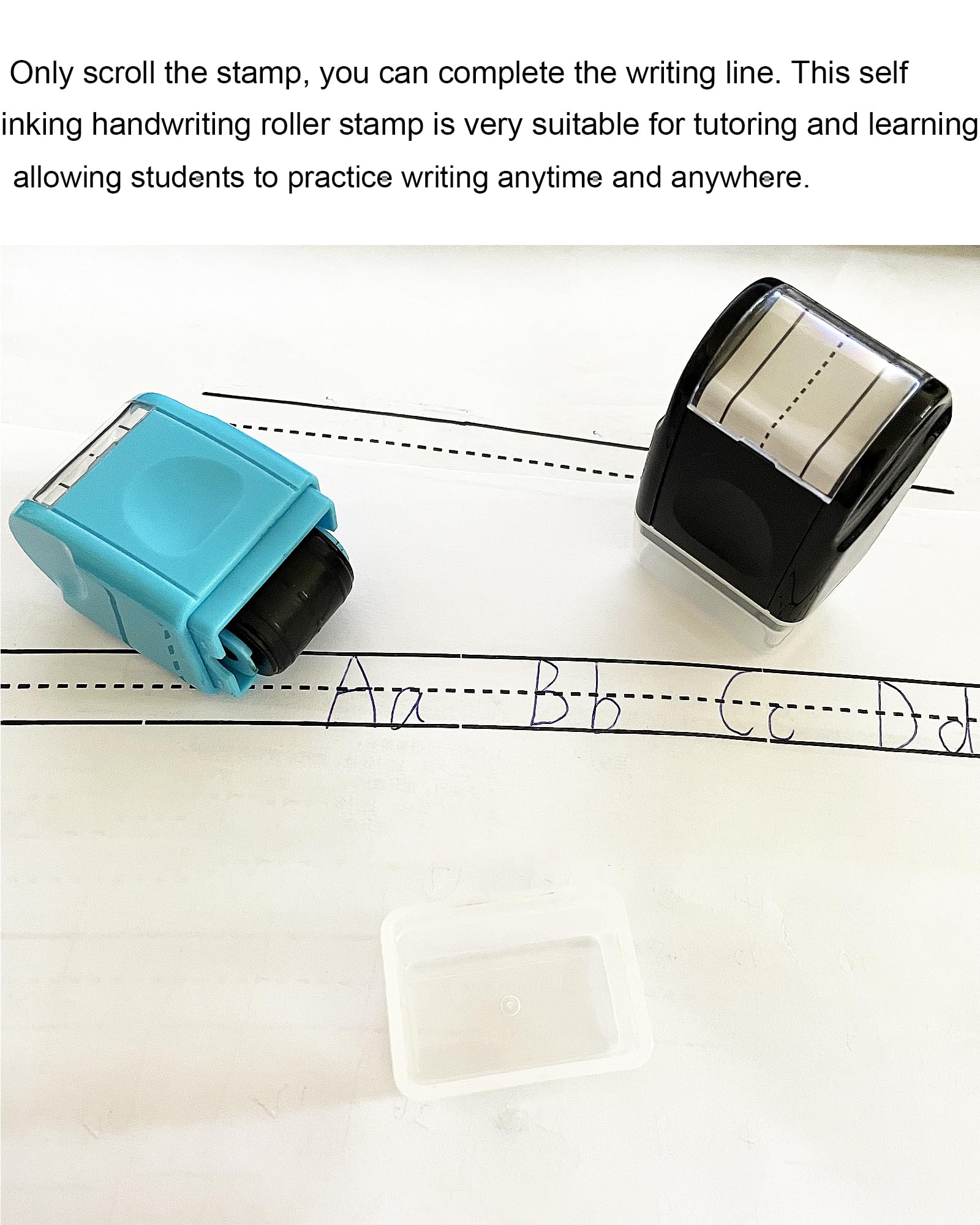 Snapklik.com : Handwriting Line Stamp Roller YQBOOM Dashed Handwriting ...
