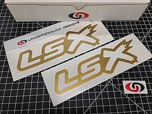 Amazon.com: LSX Outline Decals (2-Pack) Racing Hood Window Stickers ...