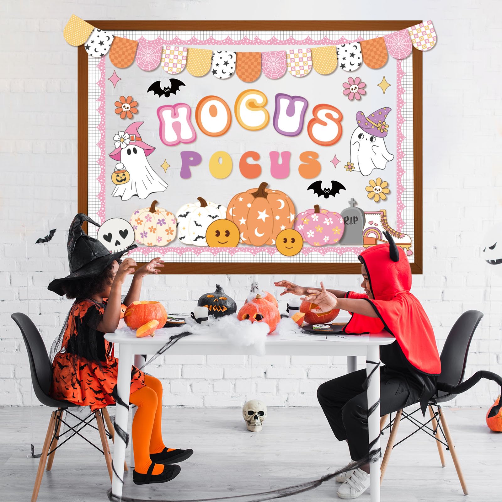 Snapklik.com : Pasimy Halloween Bulletin Board Decorations Set ...