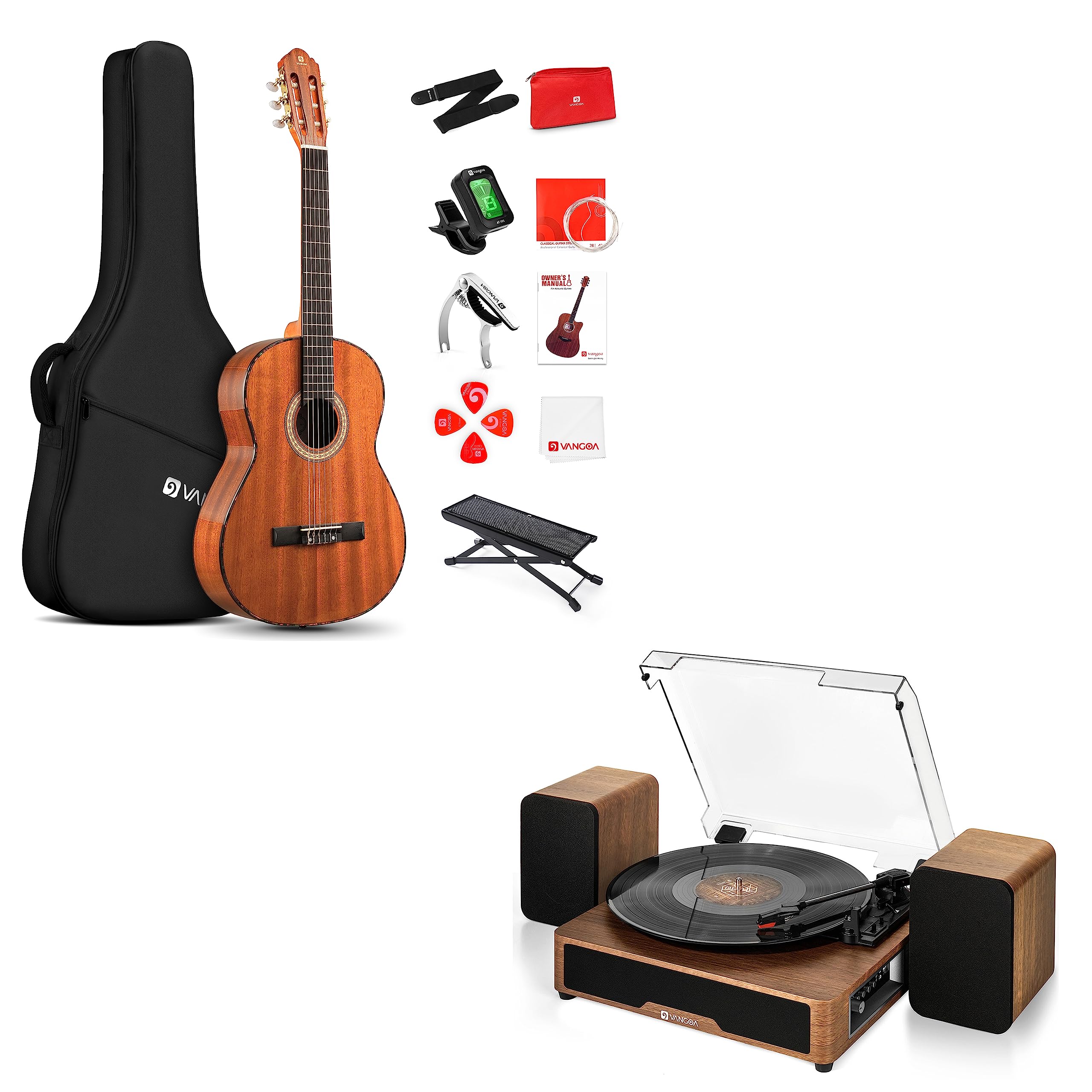 Amazon.com: Vangoa Classical Music - Vinyl Record Player and 39 Inch ...