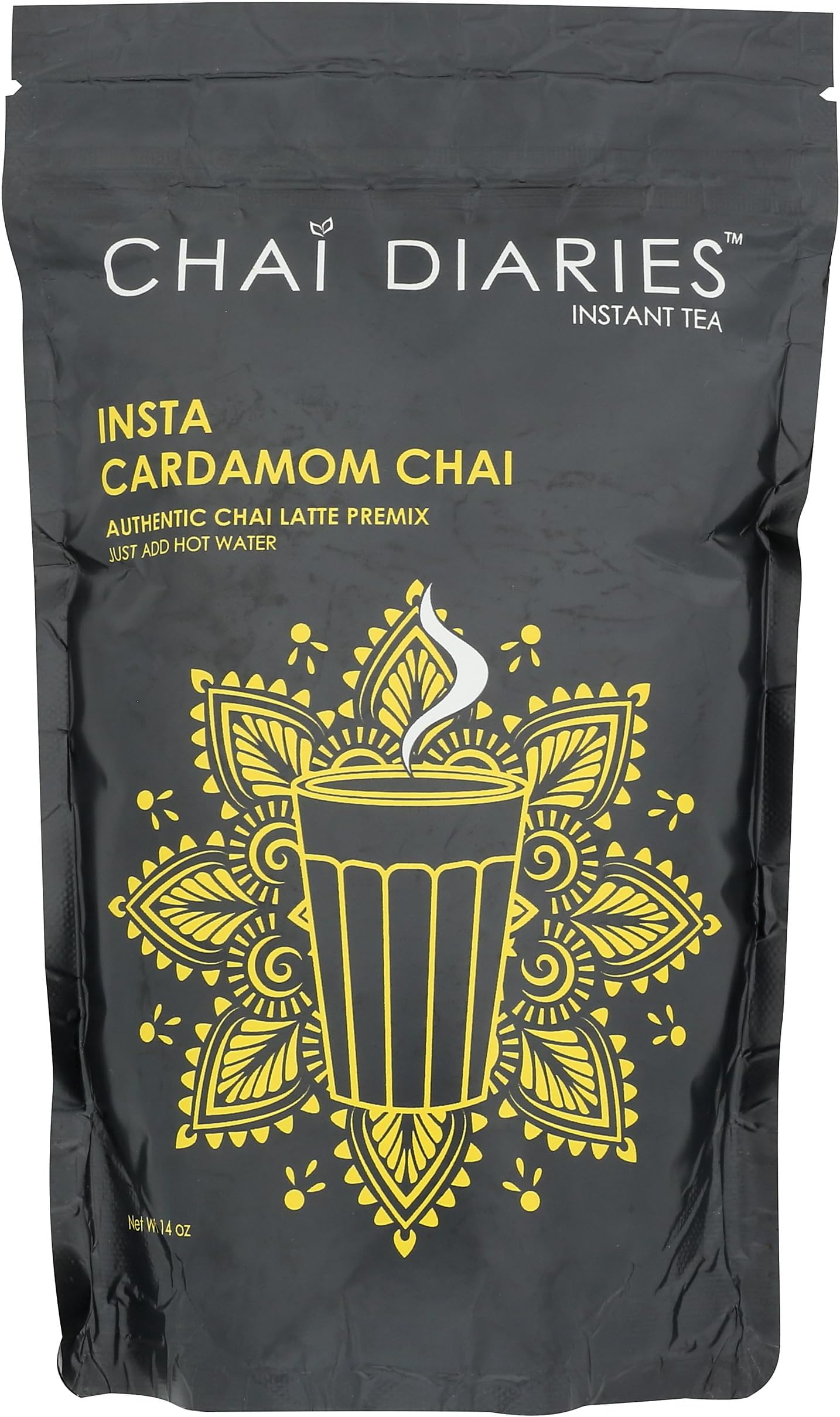 Amazon.com : Chai Diaries Instant Tea - Insta Cardamom Chai - Authentic ...