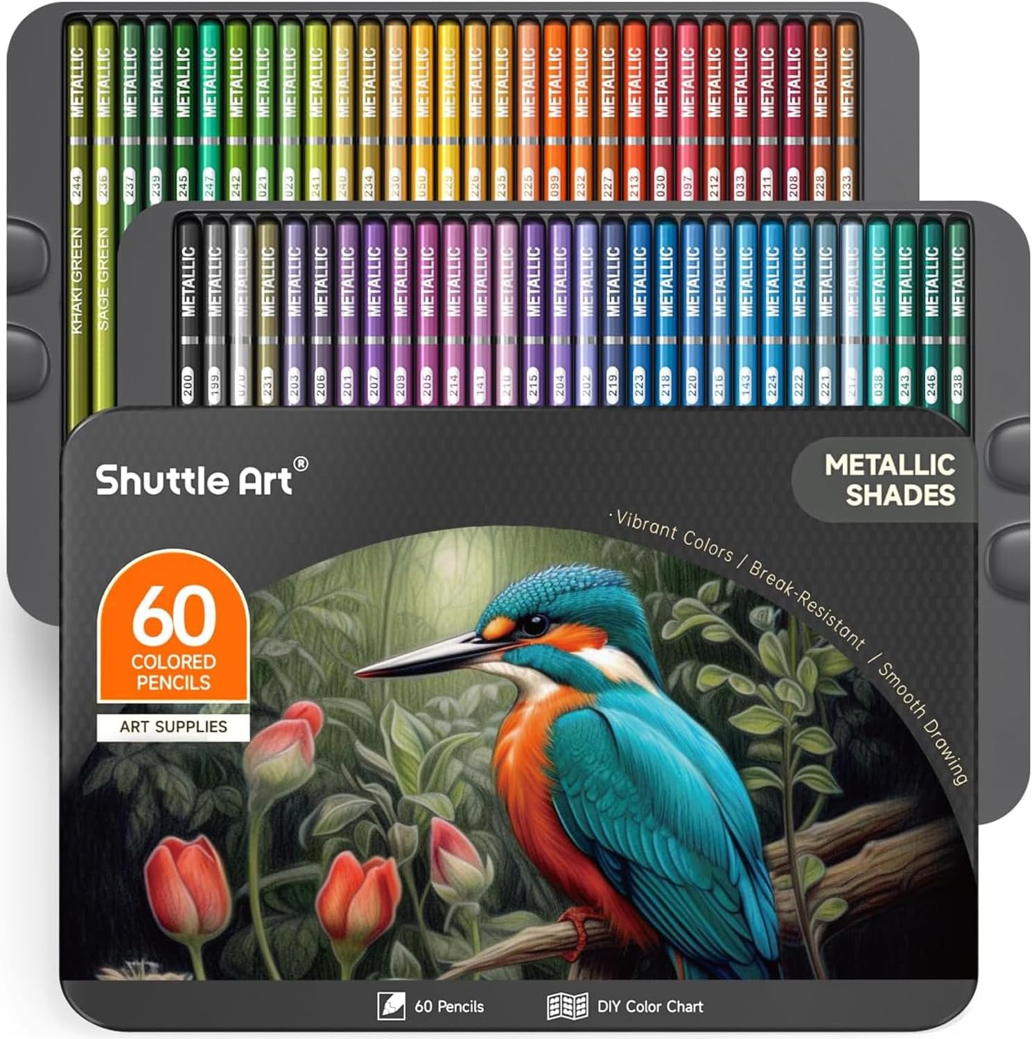 Amazon.com: SNIFTY Double Metallic Dual Ended, Colored Pencils : Arts ...