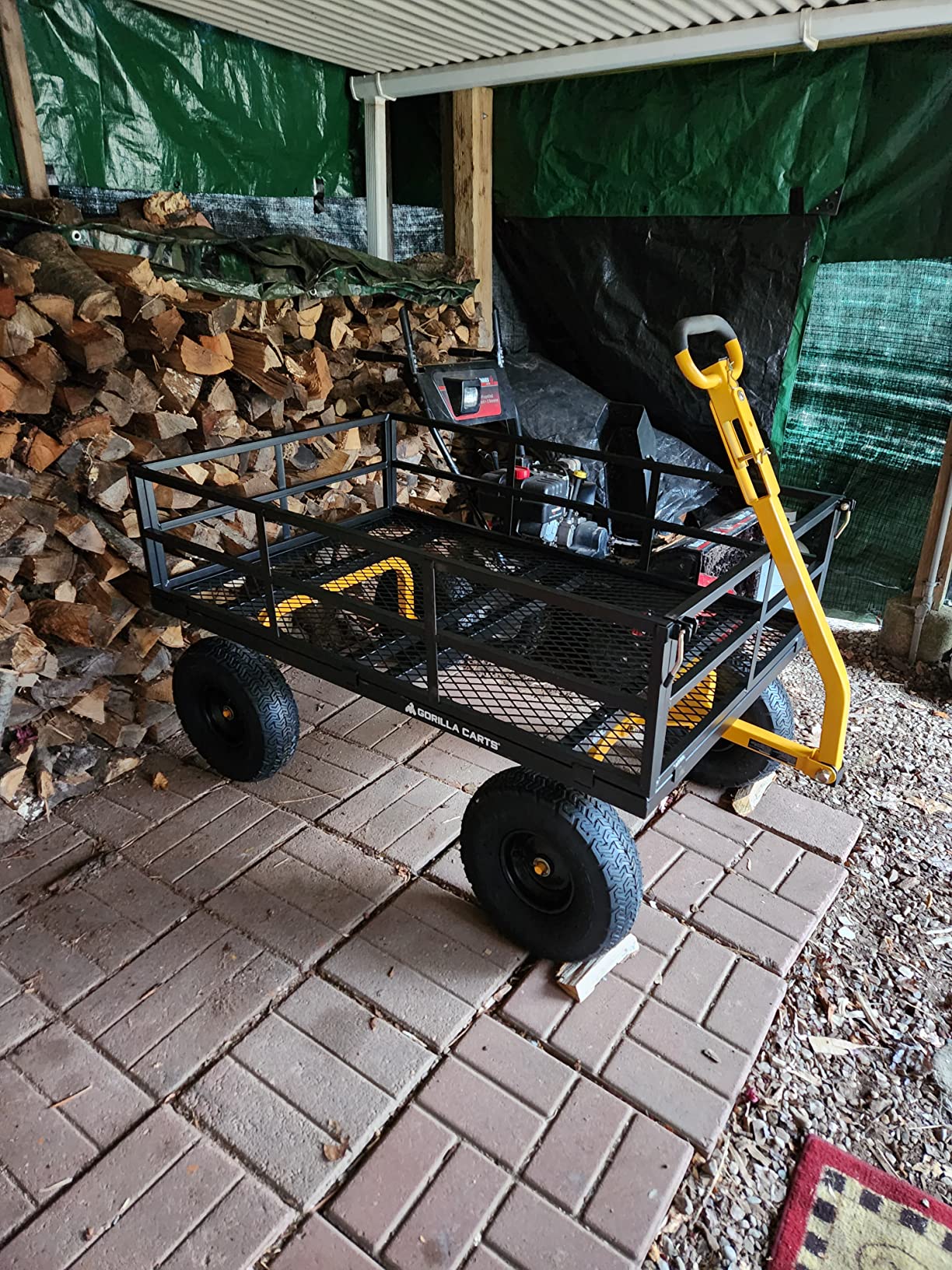 $11/mo - Finance Gorilla Carts GOR1400-COM Heavy-Duty Steel Utility ...