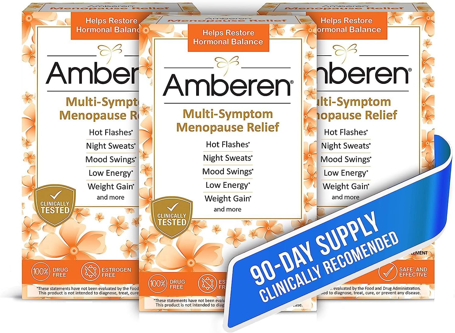Amazon.com: Amberen: Safe Multi-Symptom Menopause Relief. Clinically ...