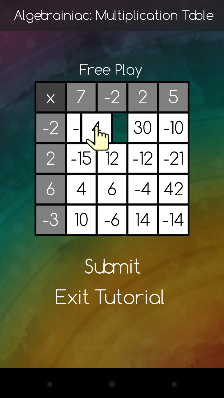 Algebrainiac: Multiplication Table - App on Amazon Appstore