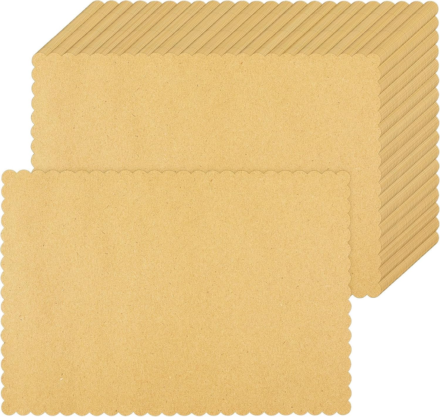 Amazon.com: Sabary 500 Pcs Disposable Paper Placemats Wavy Edge Paper ...