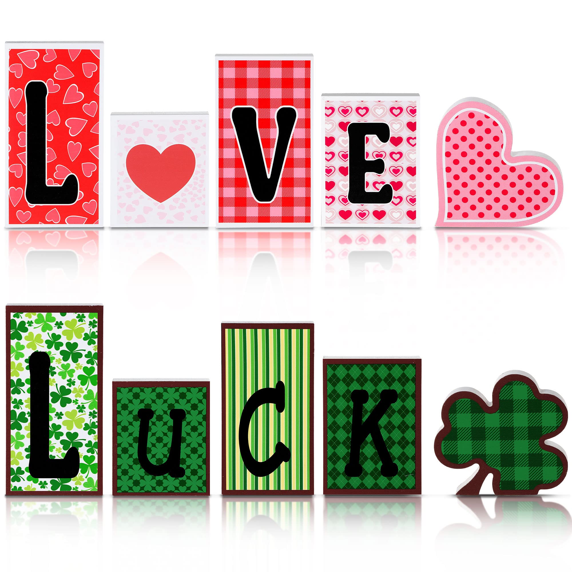Snapklik.com : Yalikop 6 Pieces ValentineS Day And St. Patricks Day ...