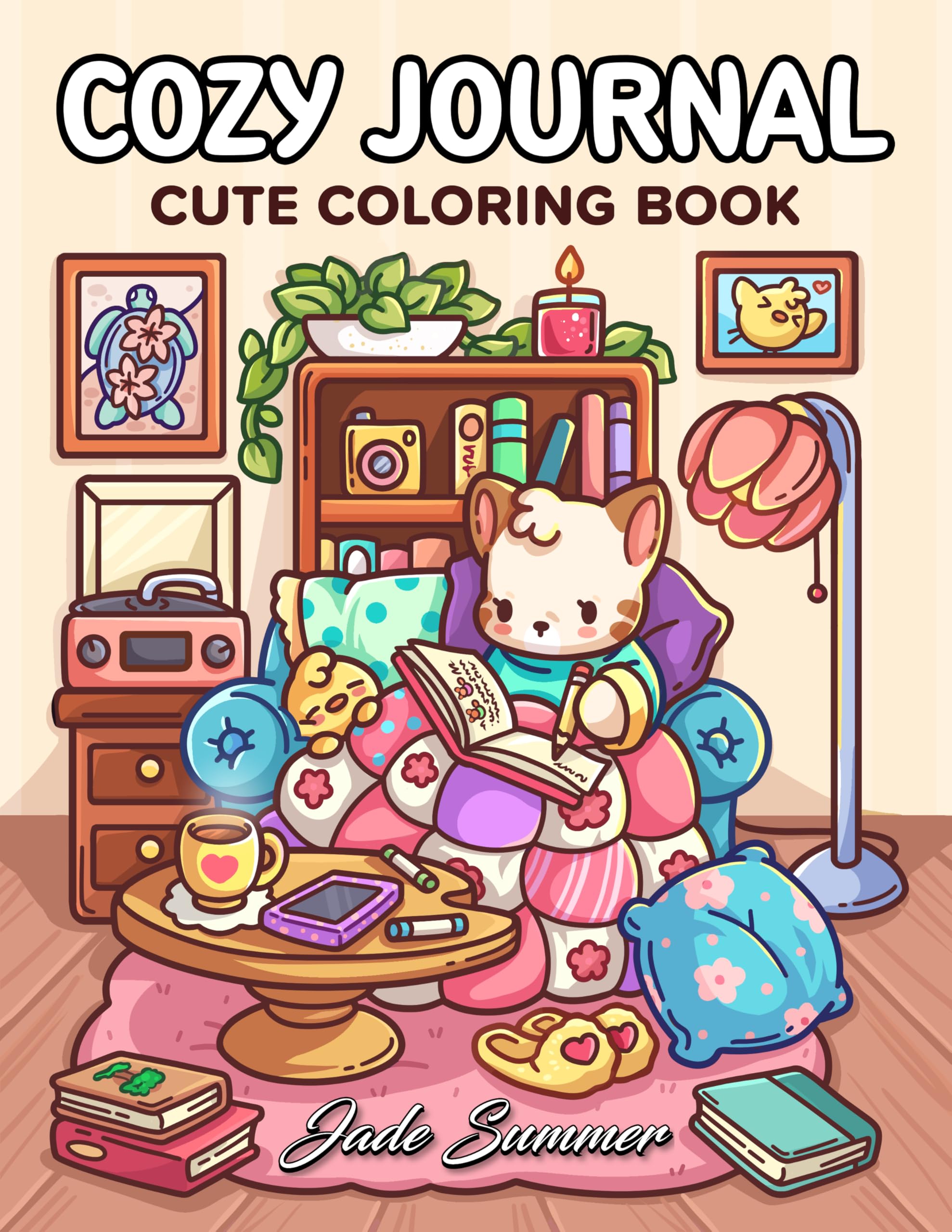 Cozy Journal: A Prompt Journal Coloring Book for Adults and Teens to ...