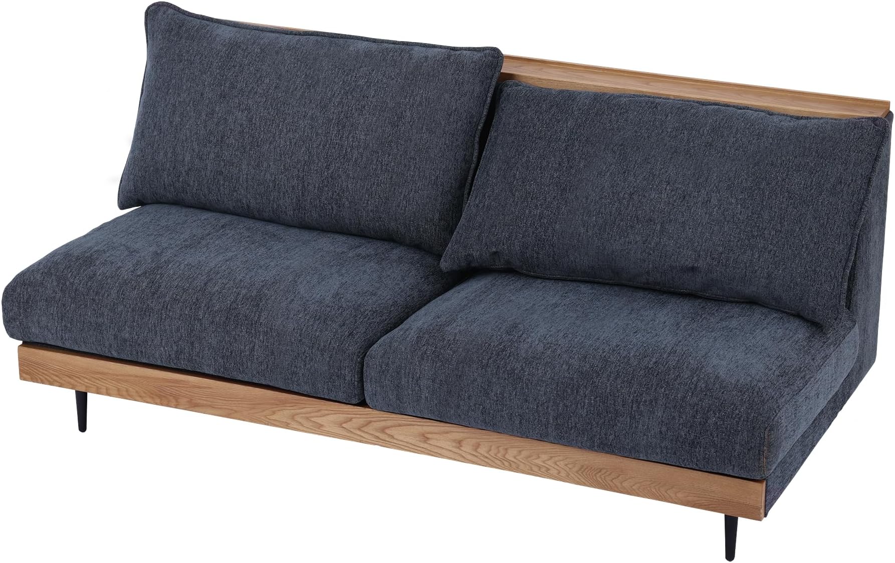 Amazon｜関家具(Sekikagu) ソファ ダークグレー 幅：180 (cm) アリシア フェザー 背もたれ宮付き 358336｜ソファ ...