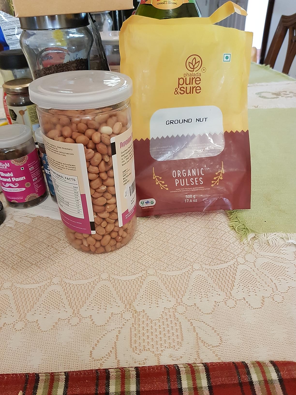 Pure & Sure Organic Ground Nuts | Ready to Eat Snacks | Healthy Office ...