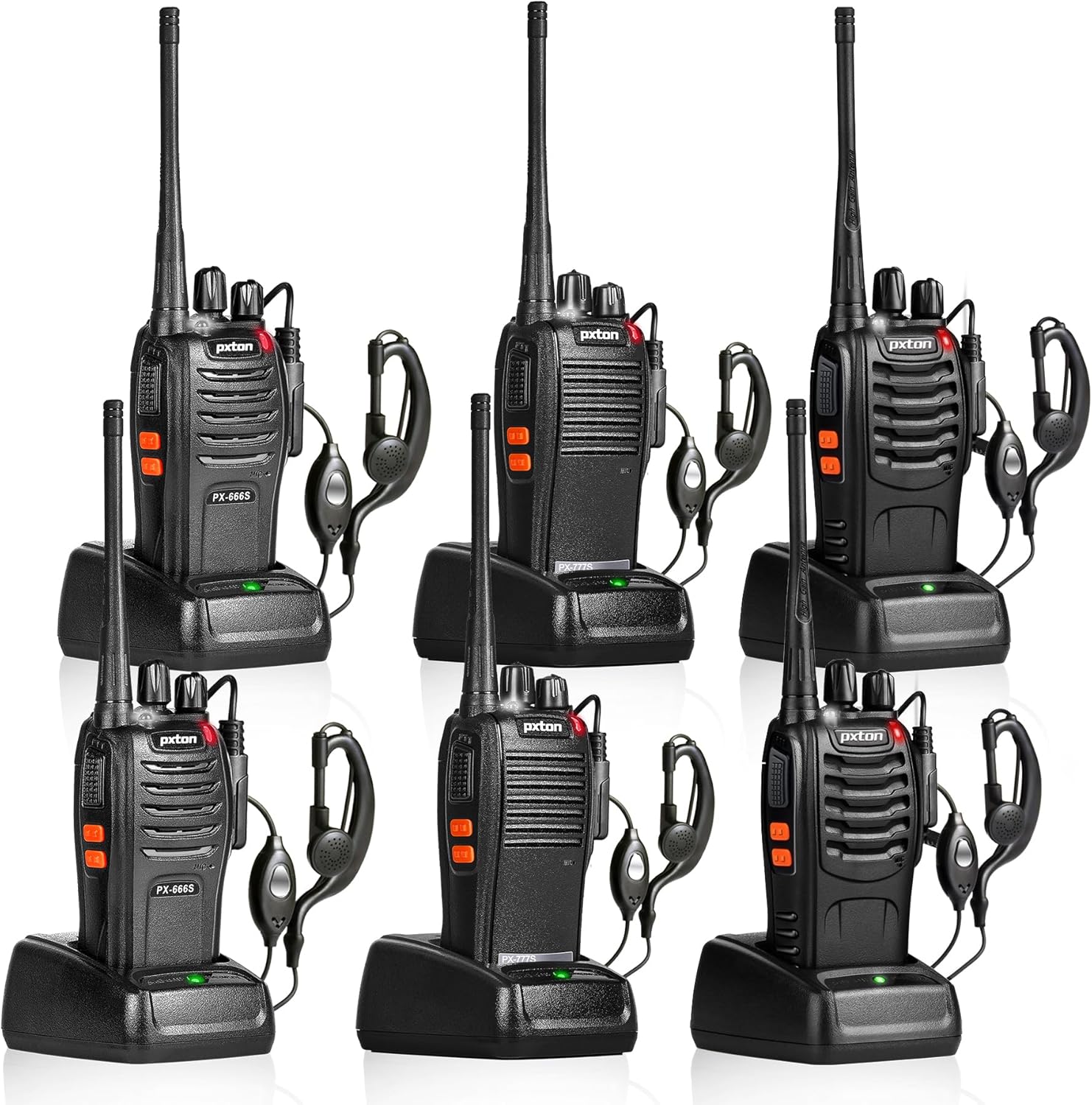 Amazon.com: pxton 666S and 777S, 888s walkie talkies for Adults Long ...