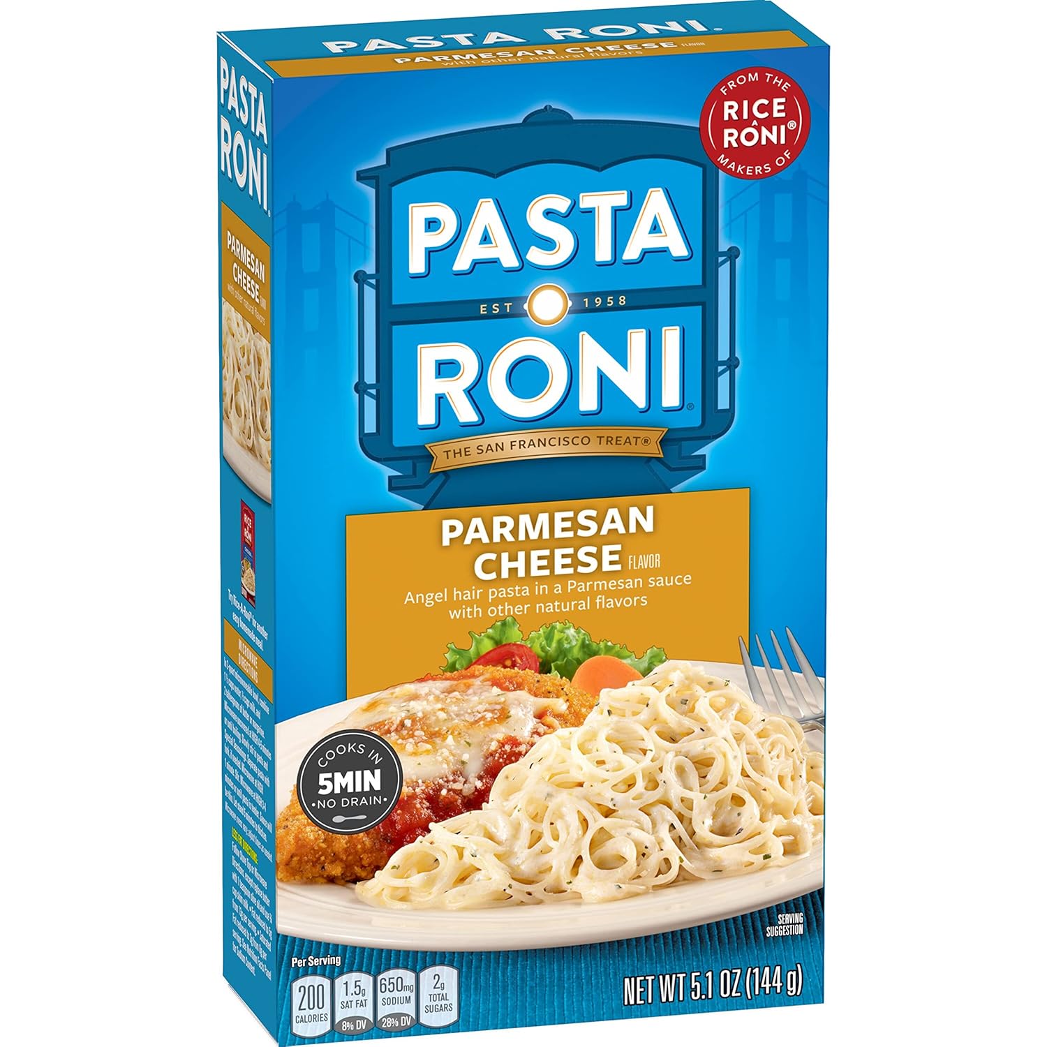 Amazon.com : Pasta Roni Parmesan Cheese Pasta, 5.1 Oz : Grocery ...