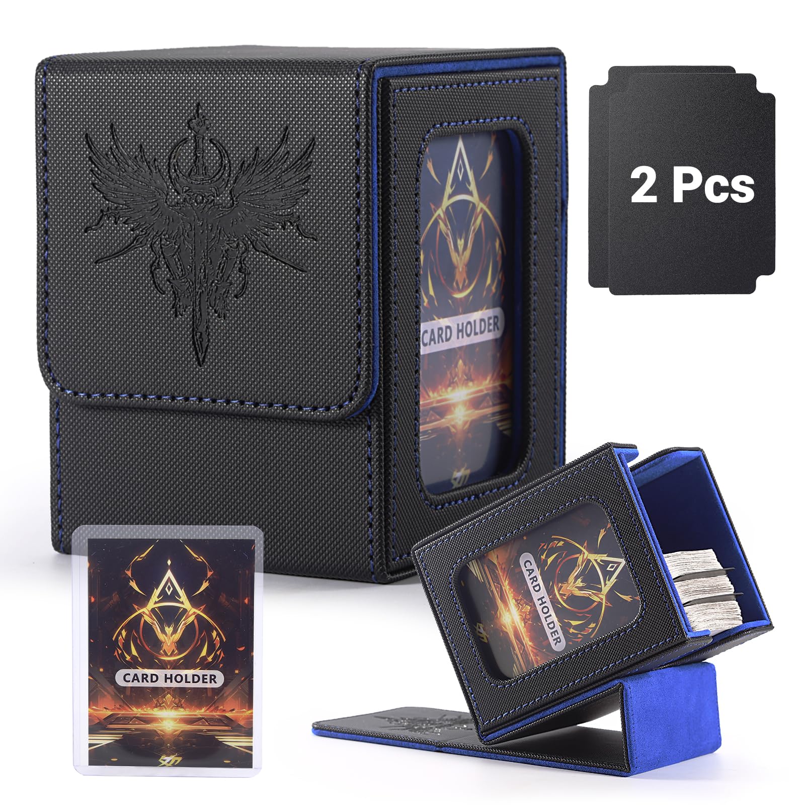 Amazon.com: Komick MTG Commander Deck Box Emblem Embossed Logo with ...