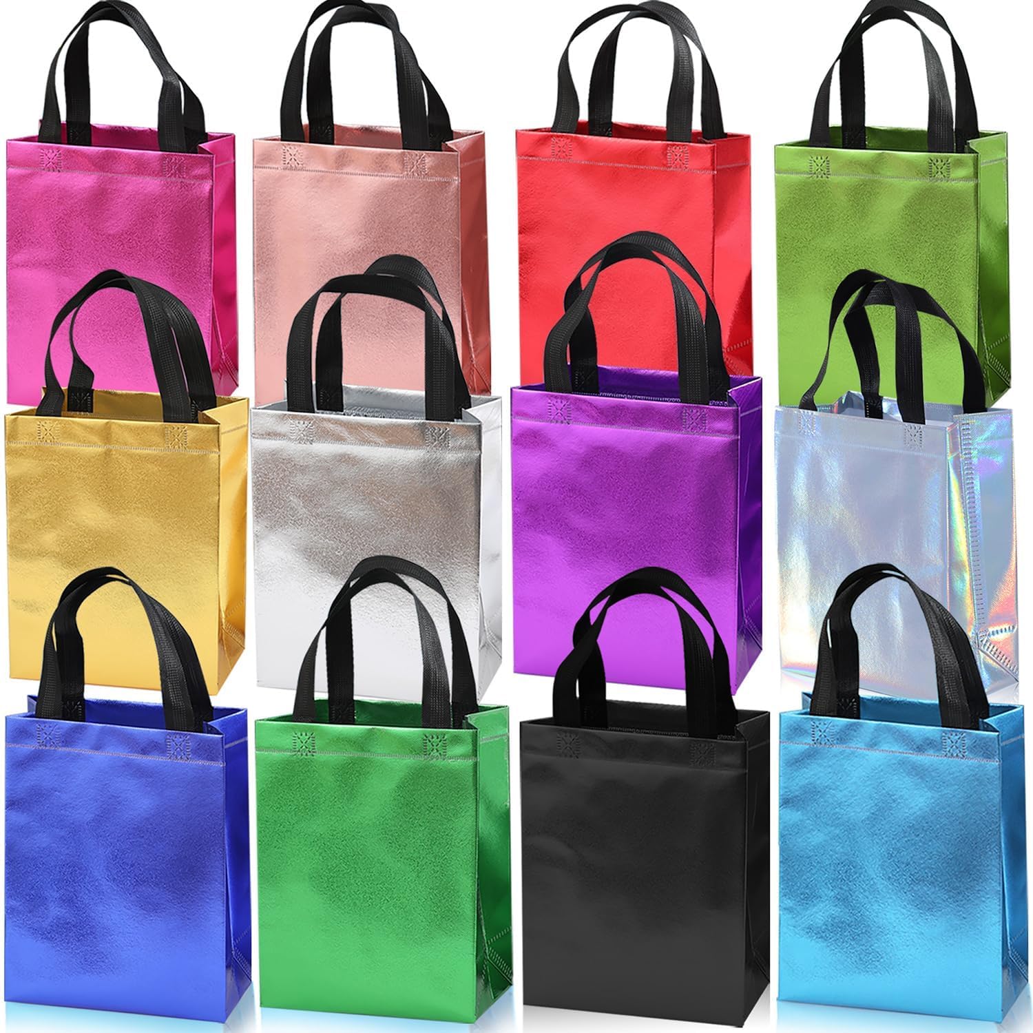 Amazon.com: YINGZI Medium Size Gift Bag 12 Reusable Gift Bags That Come ...