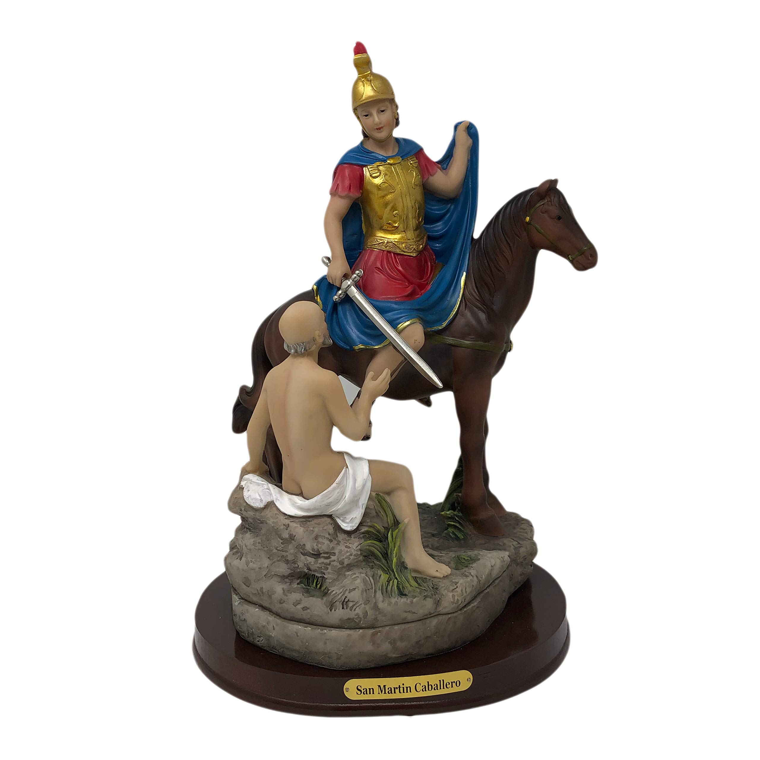 Amazon.com: San Martin Caballero 12" / 30 cm Statue Saint Martin of ...