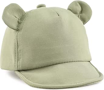 Amazon.com: Lcaiualu Baby Baseball Hat for Toddler Bear Sun Hats Cotton ...