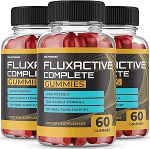 Amazon.com: (3 Pack) Fluxactive Complete Gummies Flux Active Complete ...