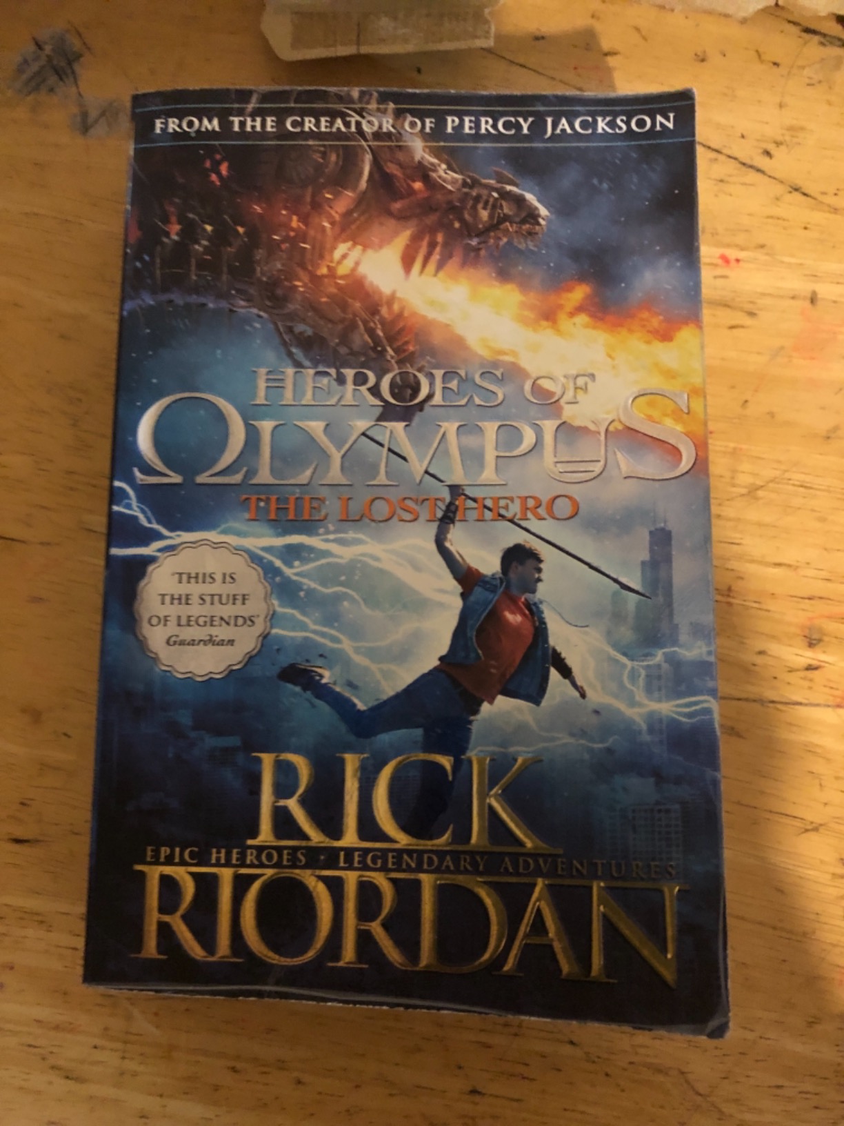 The Lost Hero Uk Cover