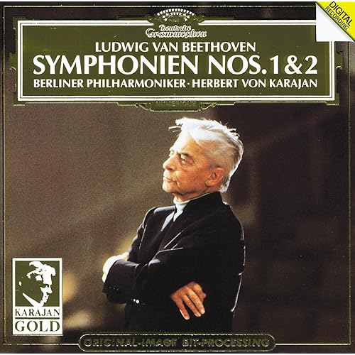 Beethoven: Symphonies Nos.1 & 2 : Karajan by Berliner Philharmoniker and Herbert von Karajan on ...