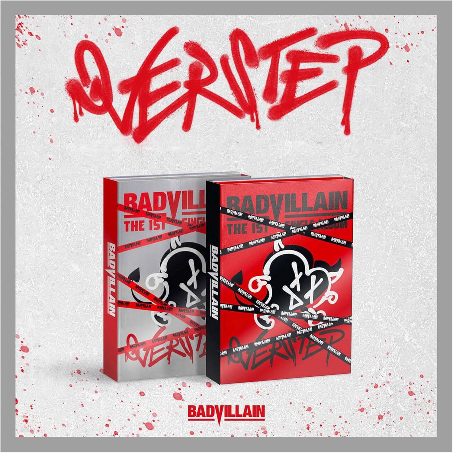 Amazon.com: BADVILLAIN OVERSTEP 1st Single Album with Tracking Sealed ...