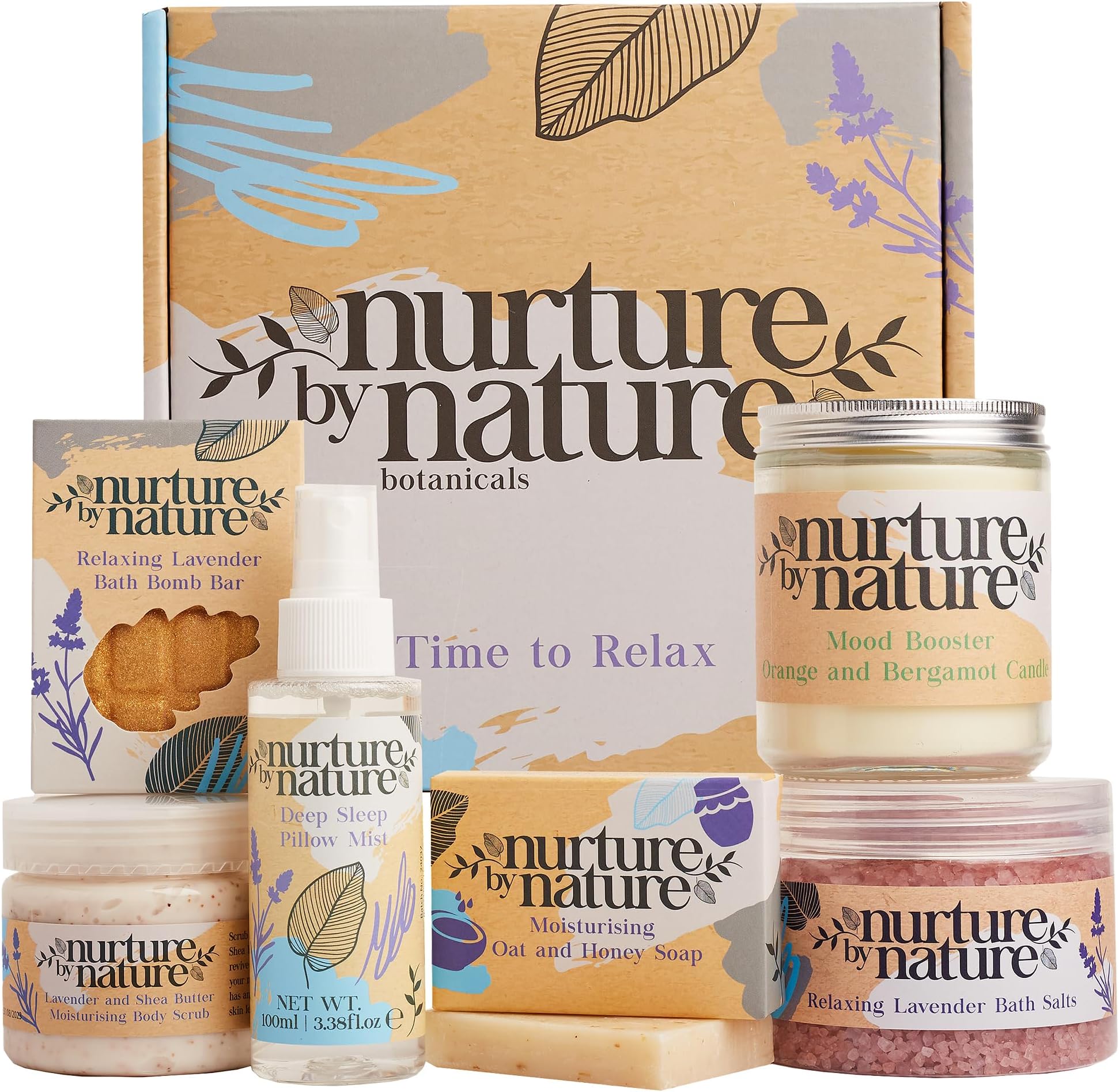 Amazon.com: Epsom Bath Salts Gift Set for Soaking 4pcs Bath Salts with ...
