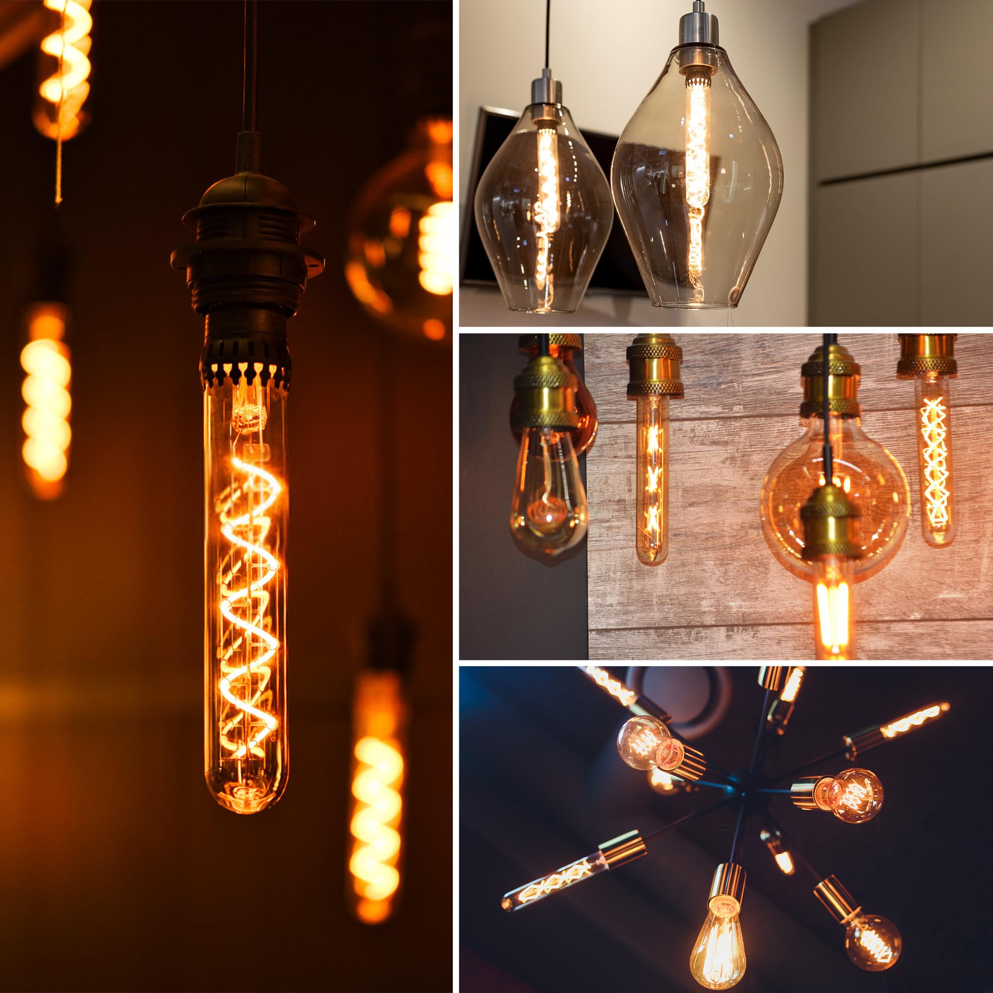 Nostalgic Tubular Light Bulbs