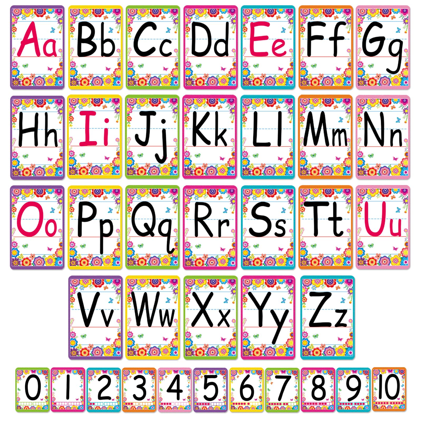 Amazon.com: Bulletin Board Letters - ABC Alphabet Poster Classroom ...