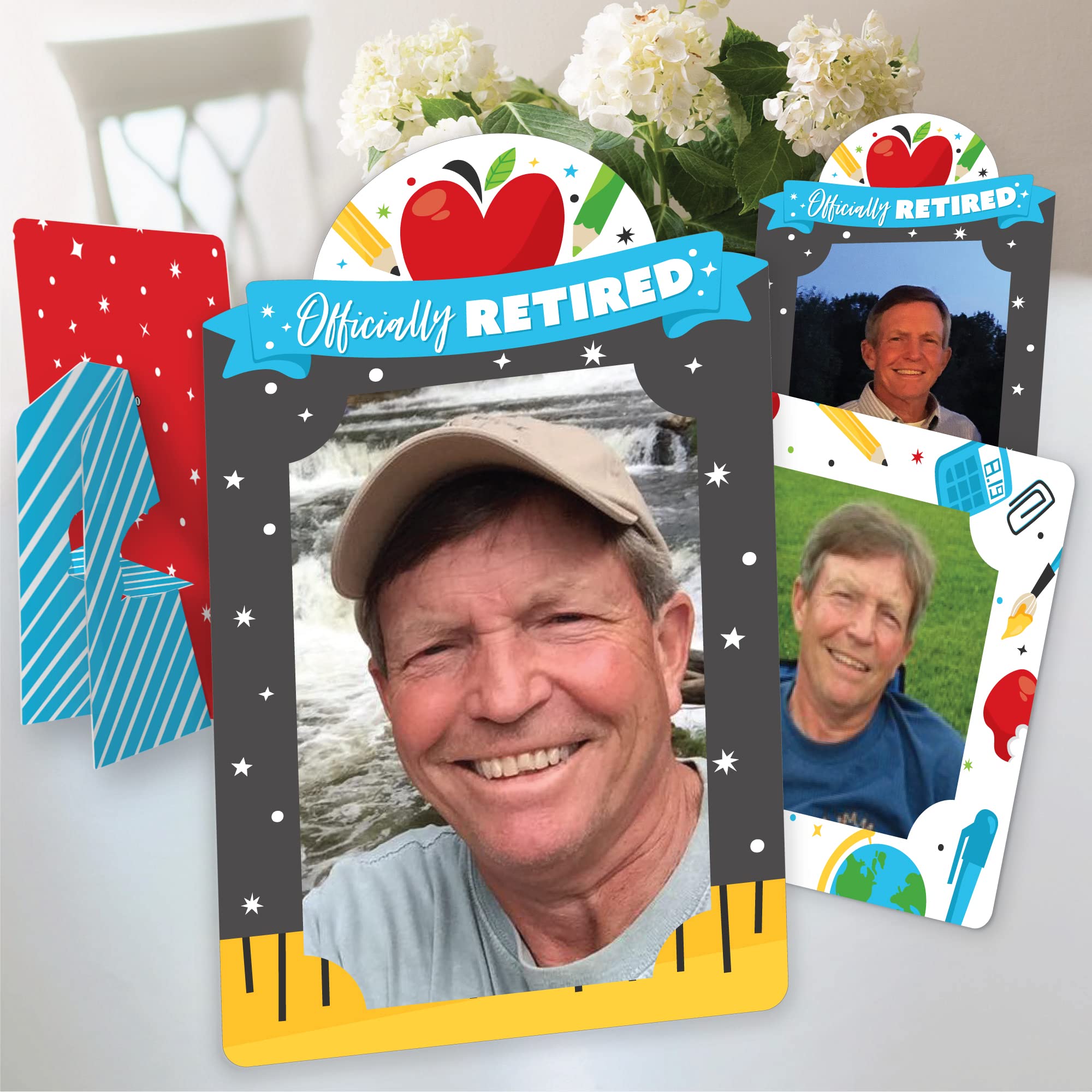 Amazon.com - Big Dot of Happiness Teacher Retirement - Happy Retirement ...