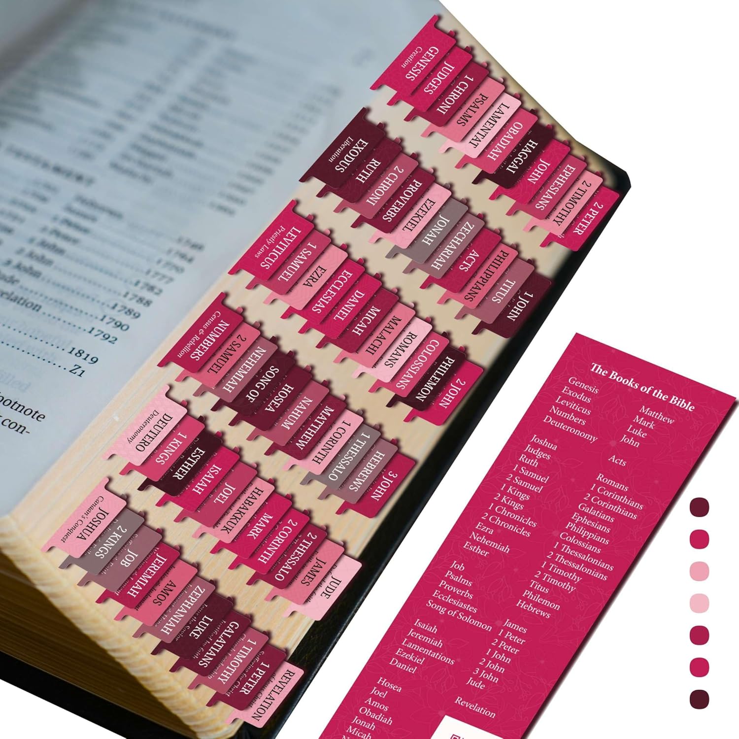 Amazon.com : Premium Bible Tabs Tear Resistant – Easy to Apply ...