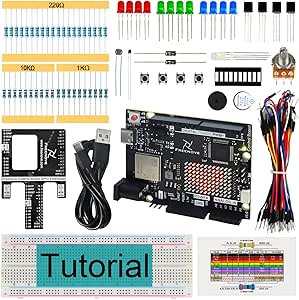 Freenove Basic Starter Kit with Board V5 Rev4 WiFi (Compatible with Arduino IDE), Arm Cortex-M4 ...