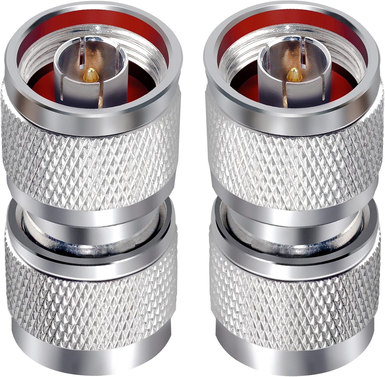 Amazon.com: 2pcs N Type Coax Connector, Type N Male to N-Type Male ...