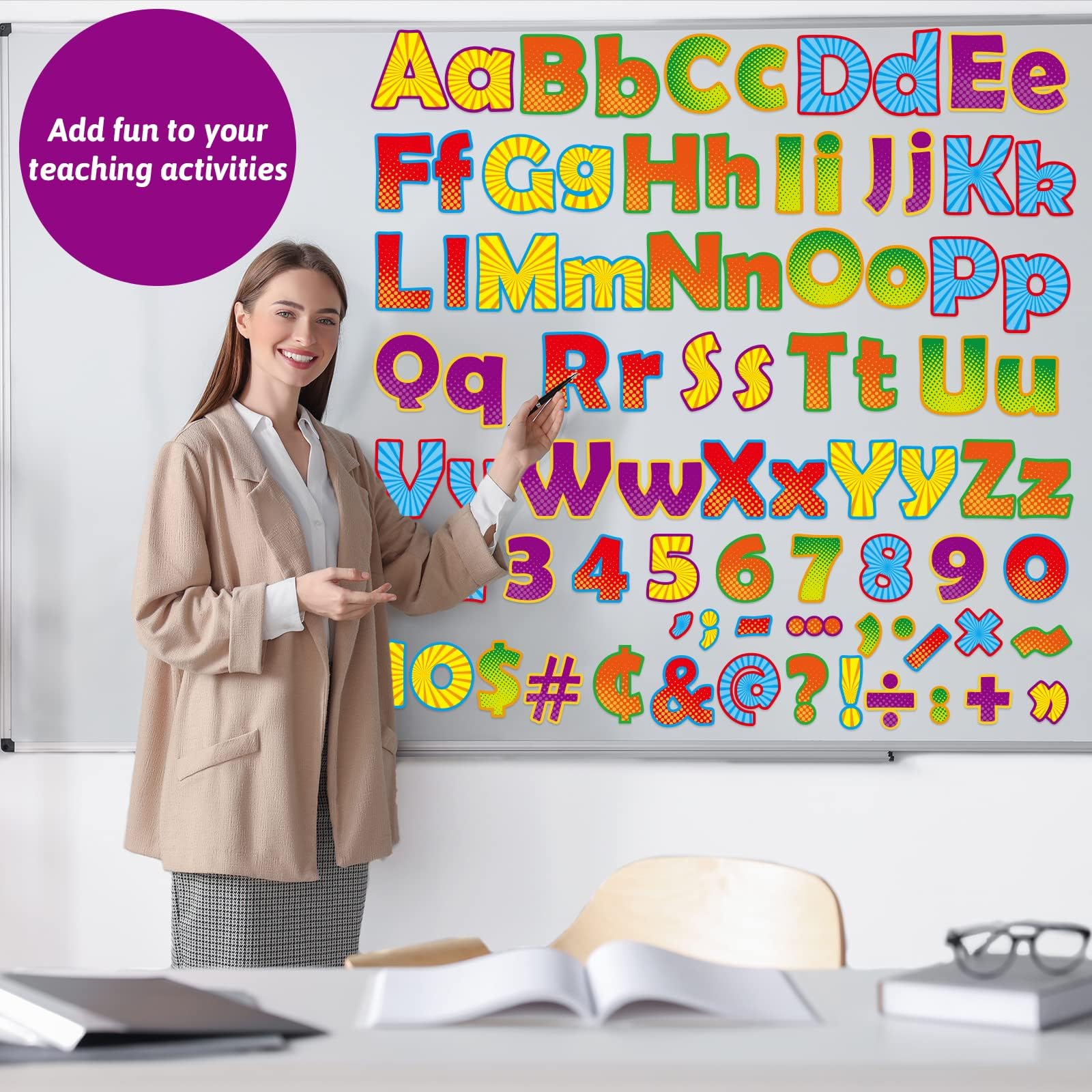 Snapklik.com : 260 Pcs Bulletin Board Letters For Classroom 4” Letters ...