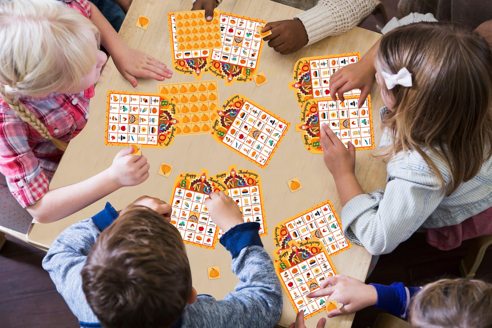 Snapklik.com : Thanksgiving Bingo Game Adults 26 Players Thanksgiving ...
