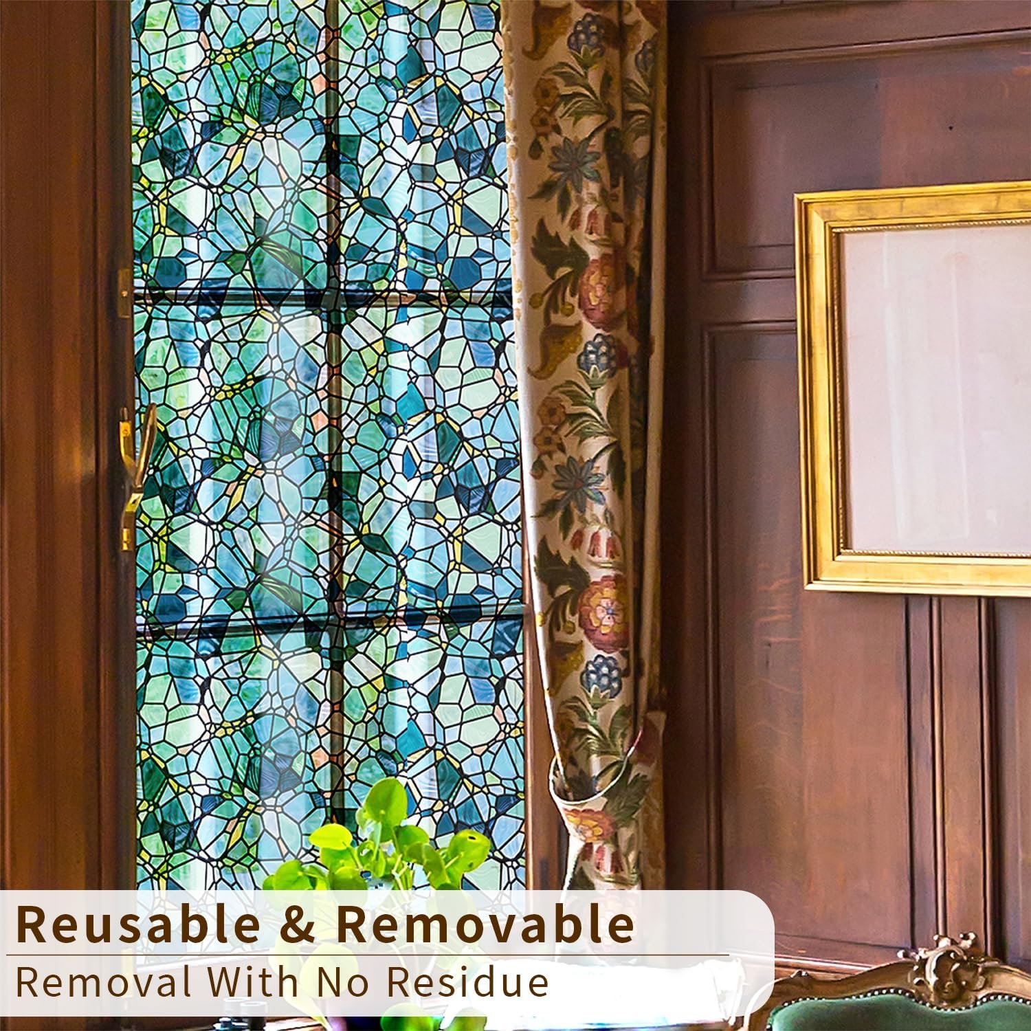 Viddecals Window Static Clings Faux Stained Glass Faux Stained Glass