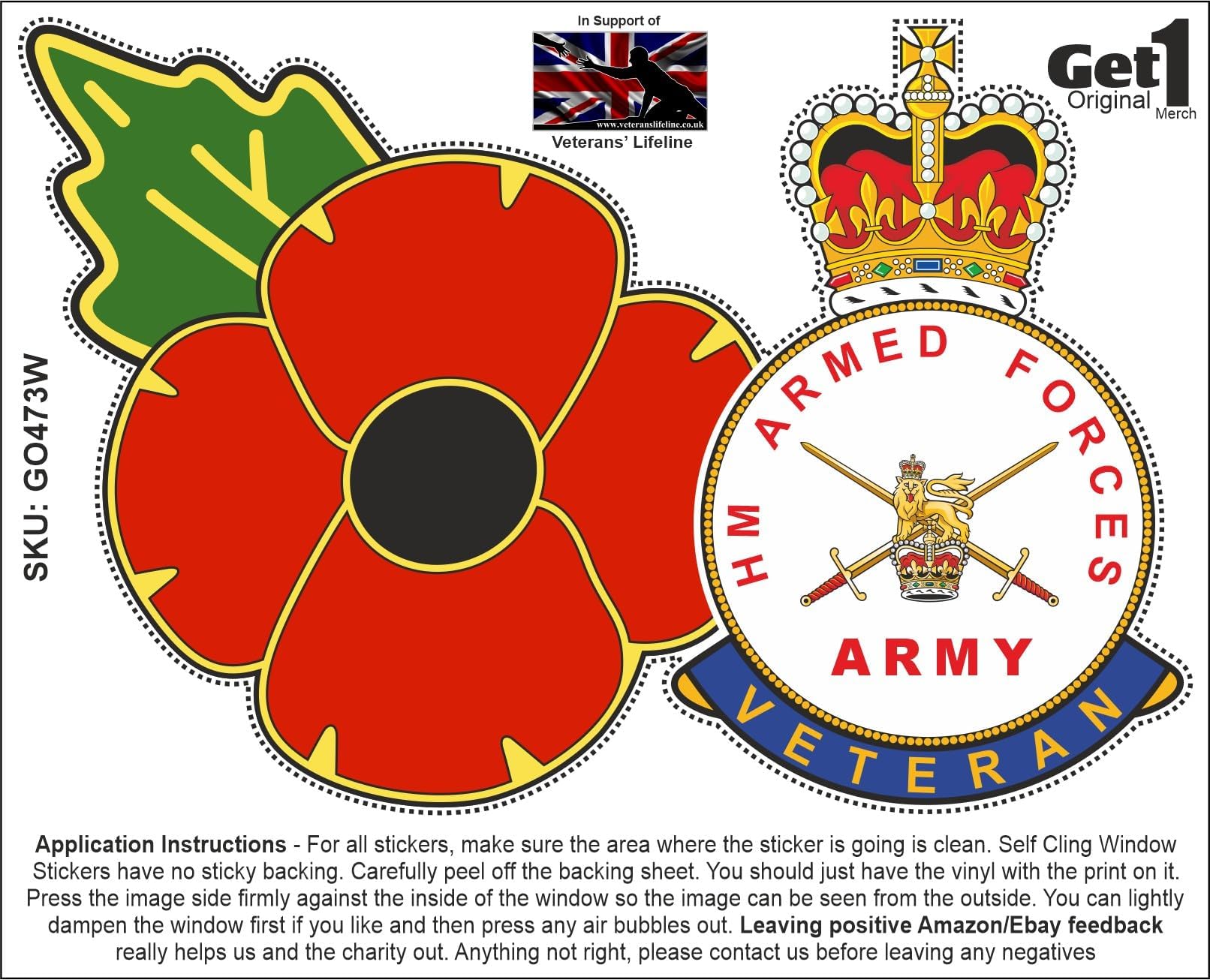 Pinhead British Army Veteran Sticker - Ideal for cars, tablets, laptops ...