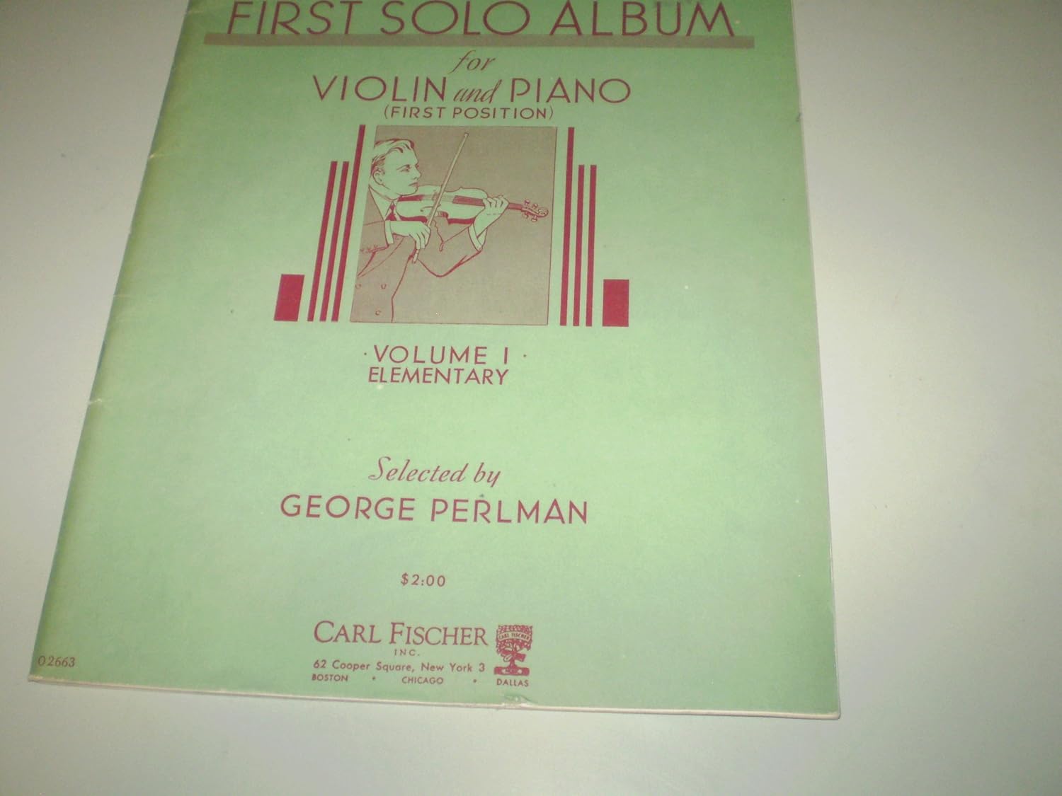 The Violinists' First Solo Album for Violin and Piano (First Position ...