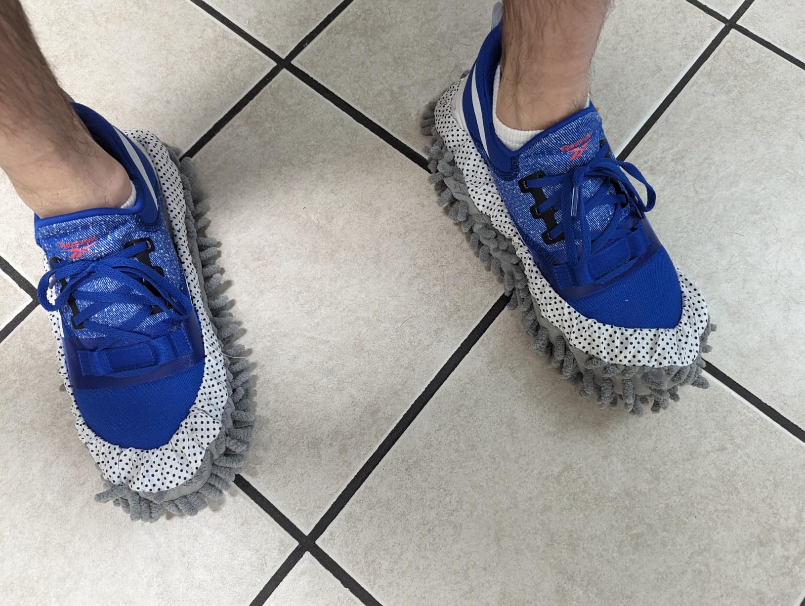 Amazon.com: LALAFINA 2 Pairs Mopping Slippers Cover Sweeping Slippers ...