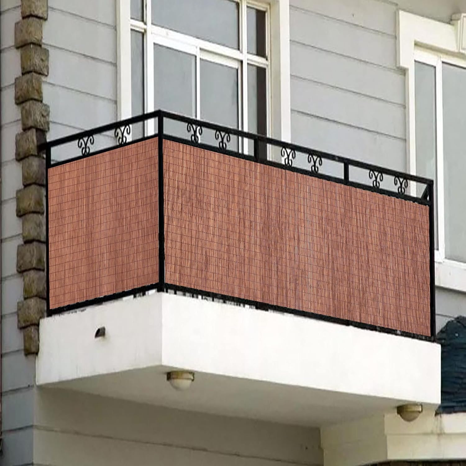 Amazon.com : yeSQMI Bamboo Fence Rolls, Patio Privacy Screens for ...