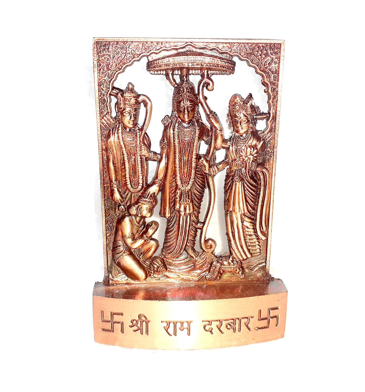 Buy Ram Darbar Hindu God Ram with Laxman Hanuman & Goddess Sita Darbar ...